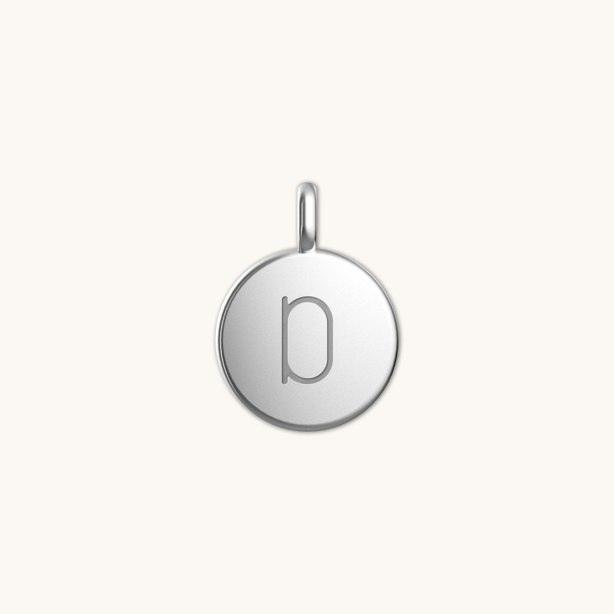 Silver medal letter D | Unisex jewelry made in France | Alt Paris